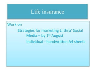 Life insurance Distribution Channel | PPTX