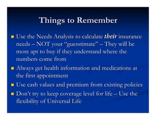 Life Insurance Needs Analysis | PDF