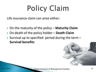 Lifeinsuranceppt [LIC] | PPTX