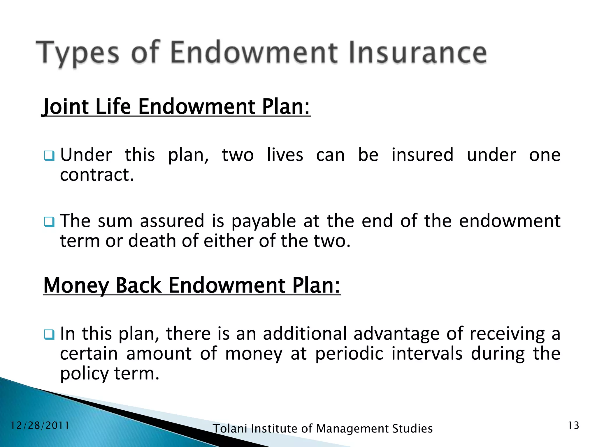 Life insurance ppt | PPTX