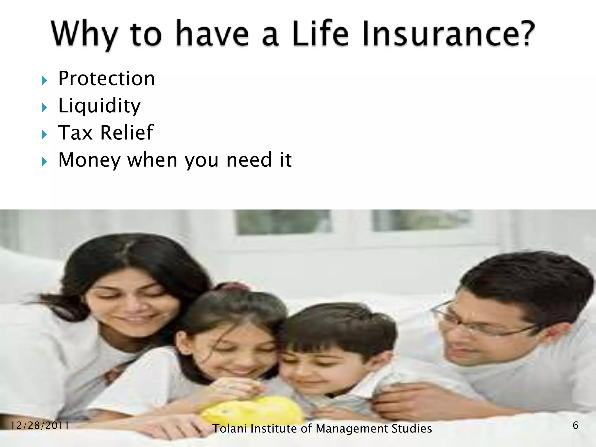 Life insurance ppt | PPTX