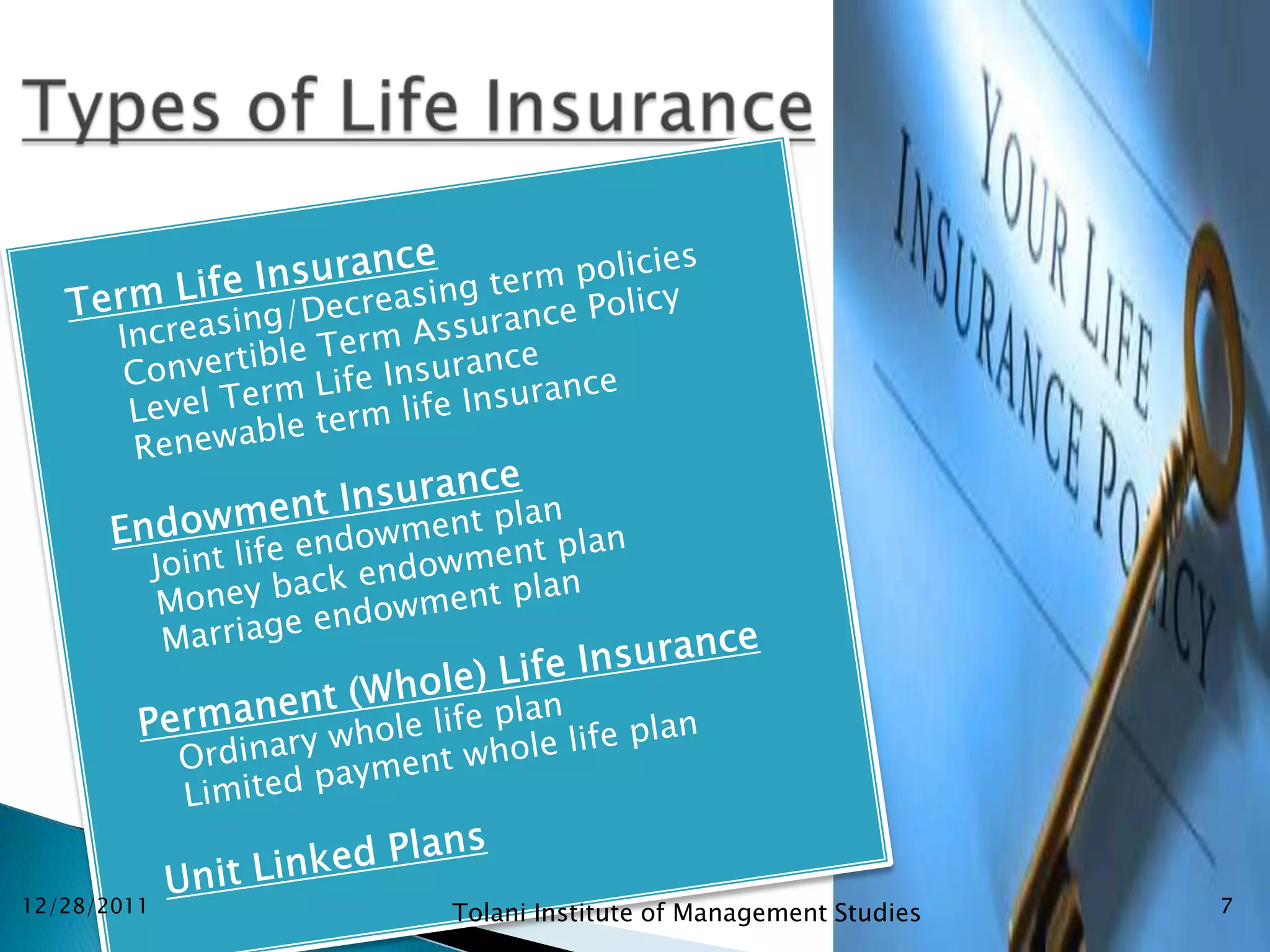 Life insurance ppt | PPTX