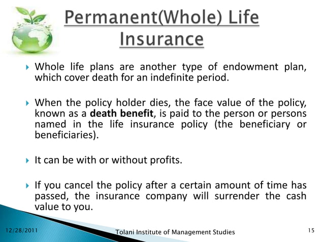 Life insurance ppt | PPTX