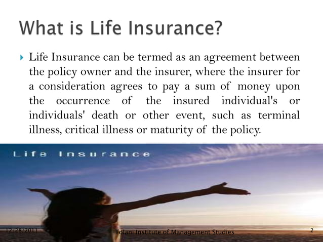 Life insurance ppt | PPTX