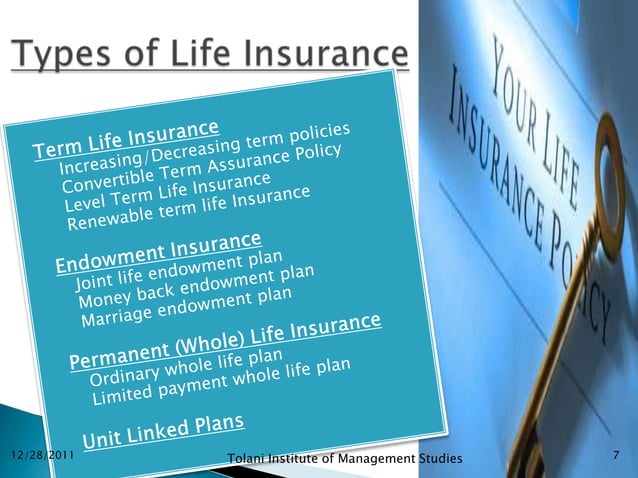 Life insurance ppt | PPTX