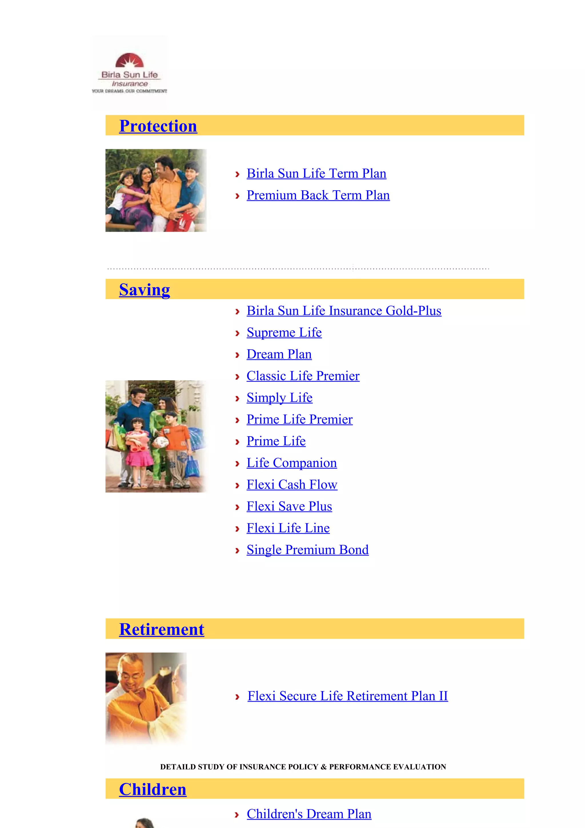 Life insurance project report | DOC