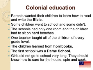 Life in the 13 colonies | PPTX