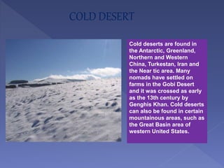 Life in the desert | PPTX