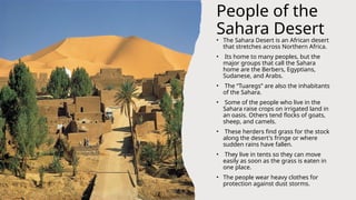 Life in the deserts for kids in 6th grade | PPTX