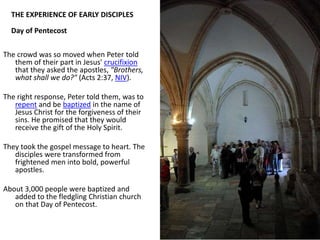 Life in the holy spirit | PPTX