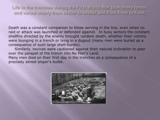 Life in the trenches | PPTX