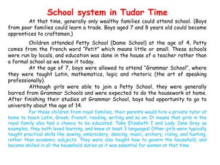 life in the Tudor Era ok?????????????????? | PPT