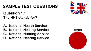 LIFE IN THE UK TEST - Questions and Answers | PPTX