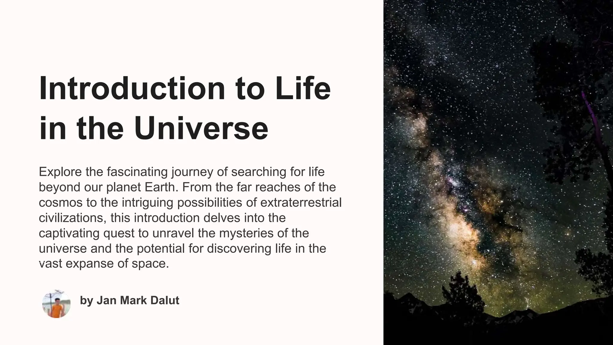 Life beyond Universe: Are We Alone in this Planet Earth? | PPTX