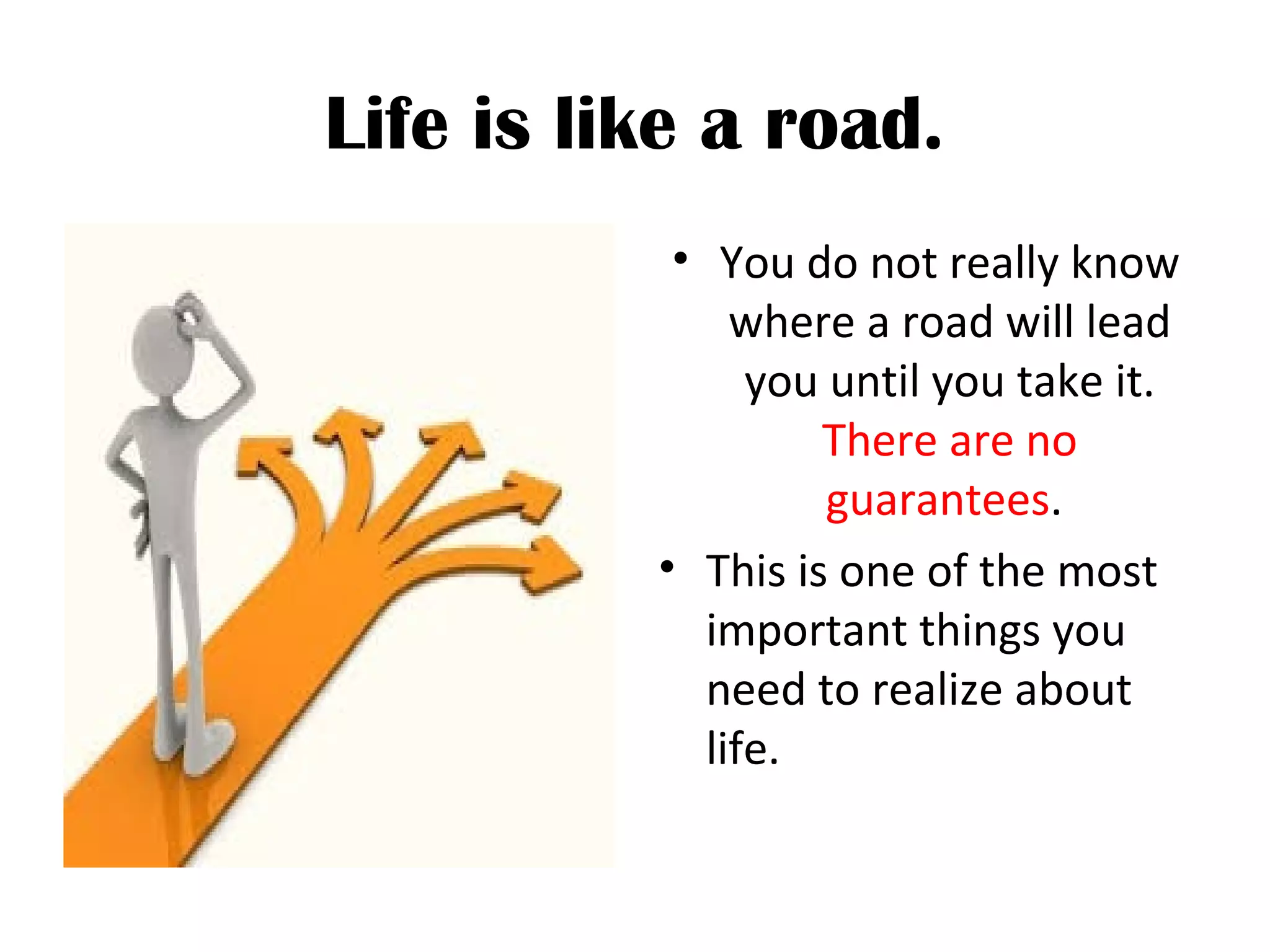 Life is all about choices and the decision | PPT