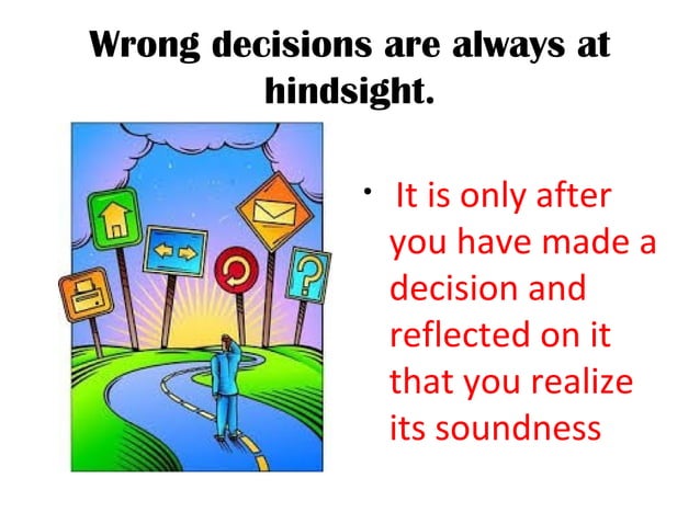 Life is all about choices and the decision | PPT