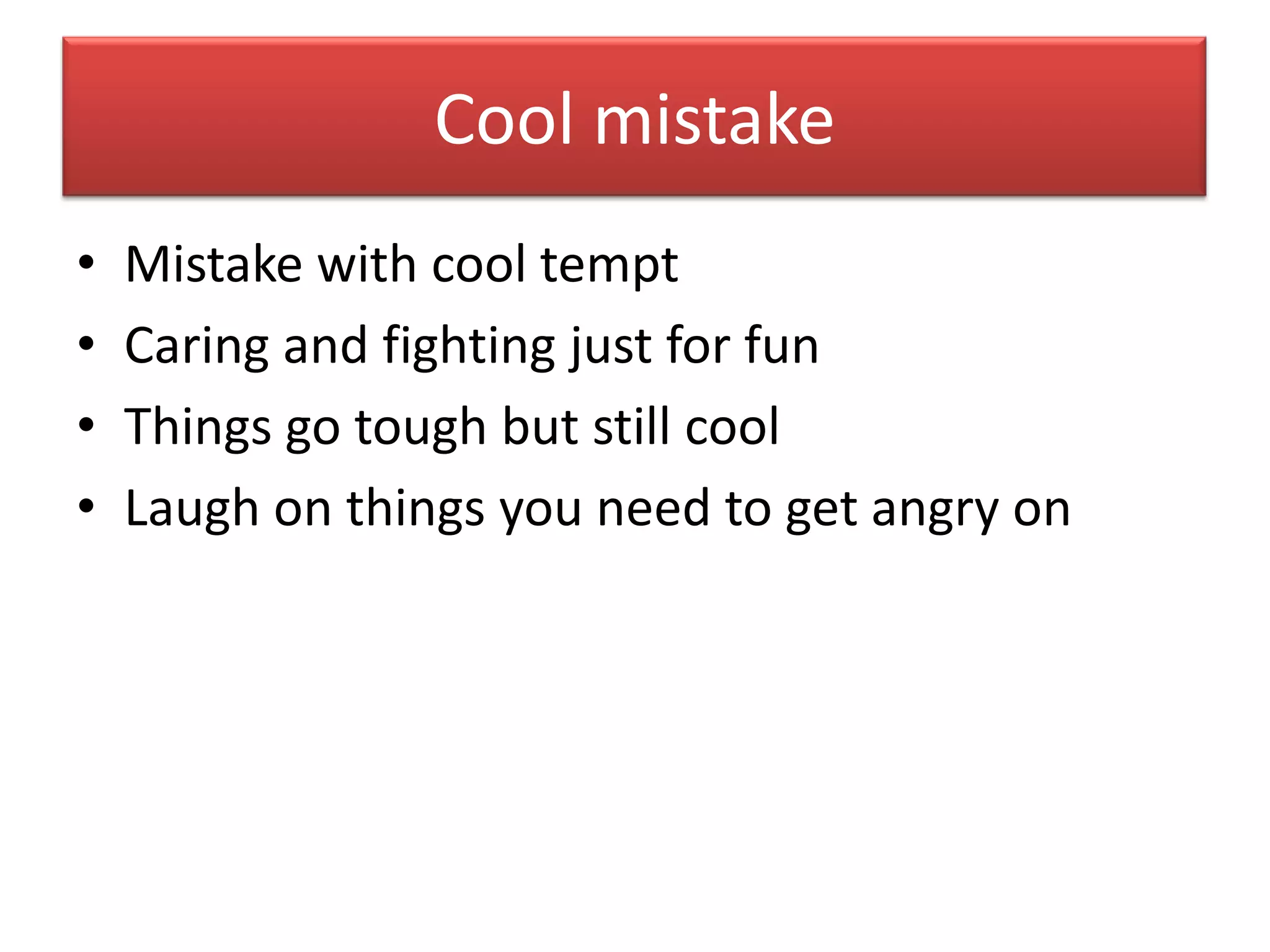 Life is cool typo | PPT