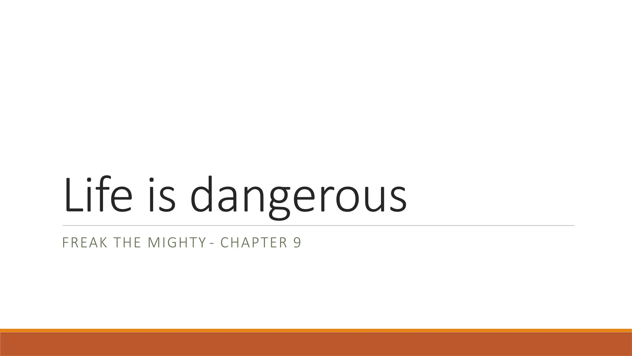 Life_is_Dangerous hurricanses human disaster | PPTX