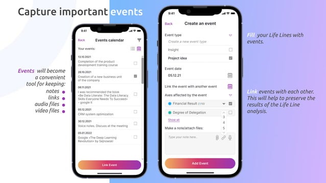 LifeLine. Presentation - Save the important, remember the best, strive ...