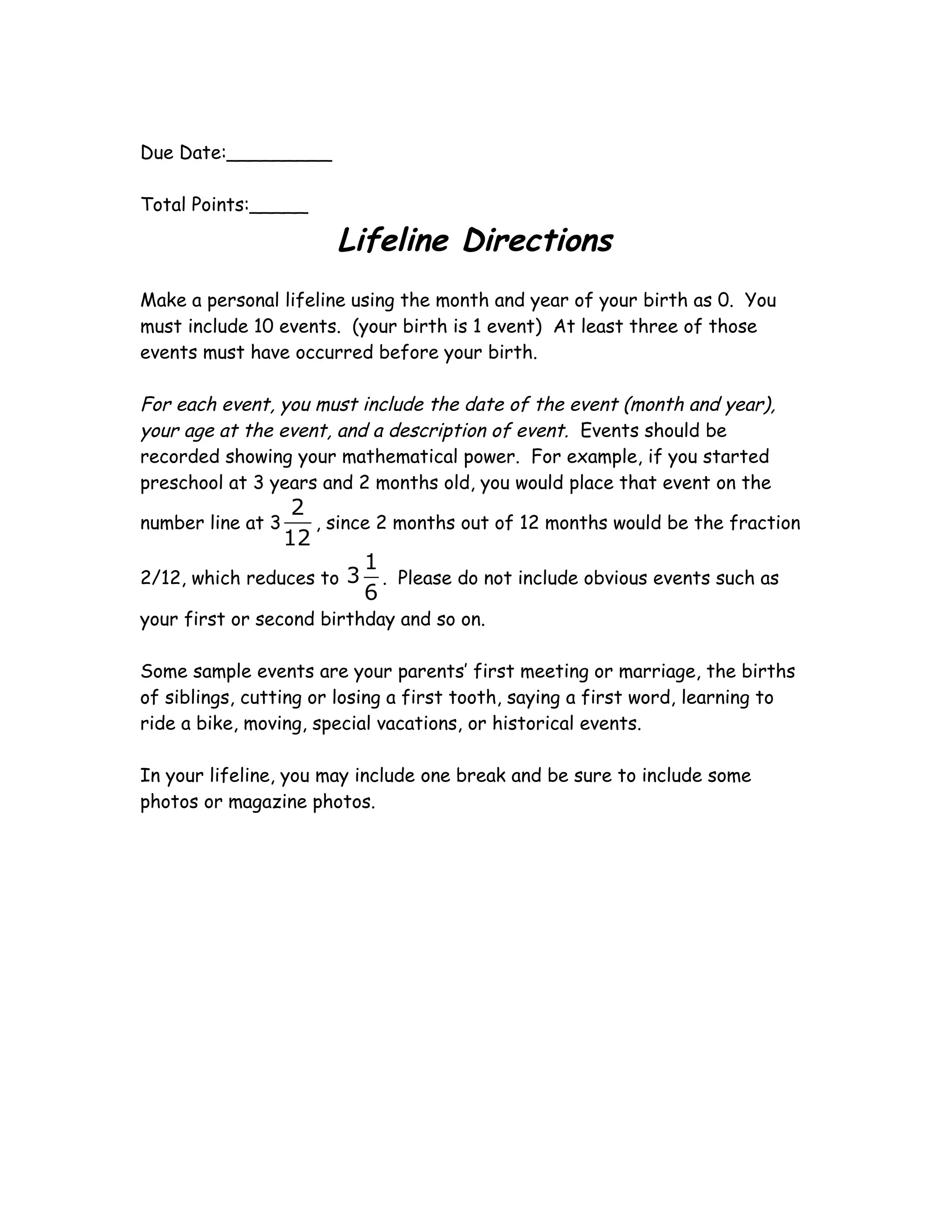 Lifelineproject | DOC | Daycare and Pre-School | Parenting