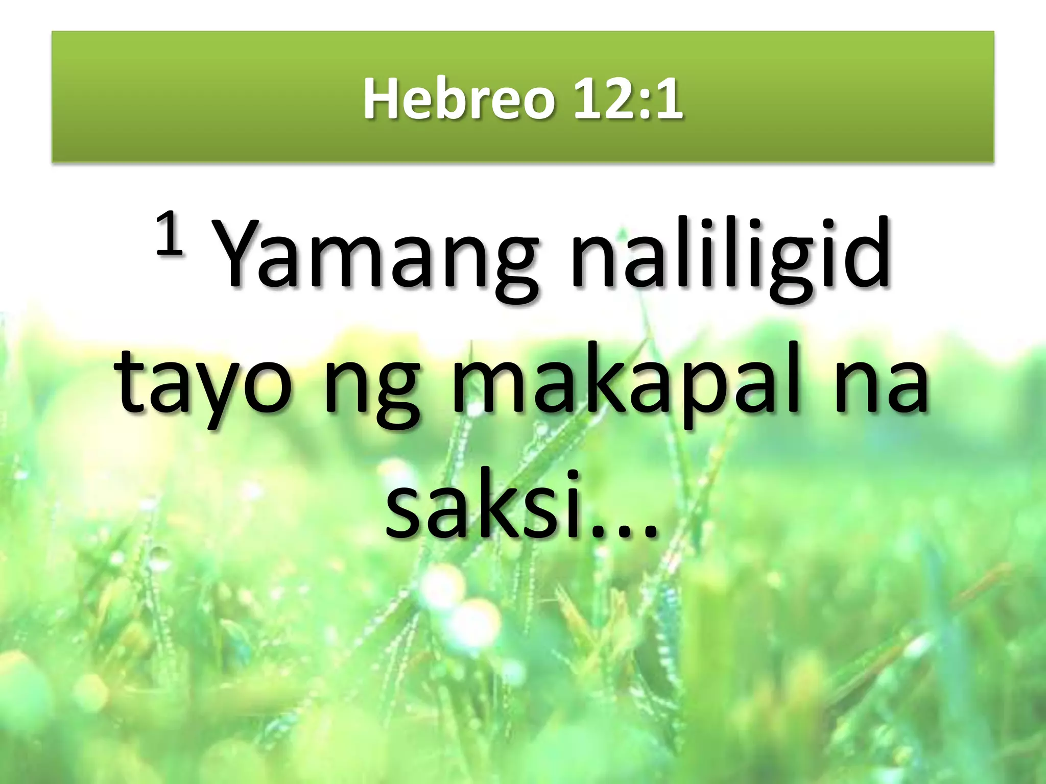 Lifelines Sermon 10 (Tagalog) | PPT