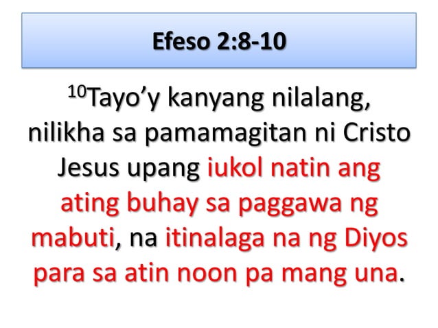 Lifelines Sermon 1 (Tagalog) | PPTX