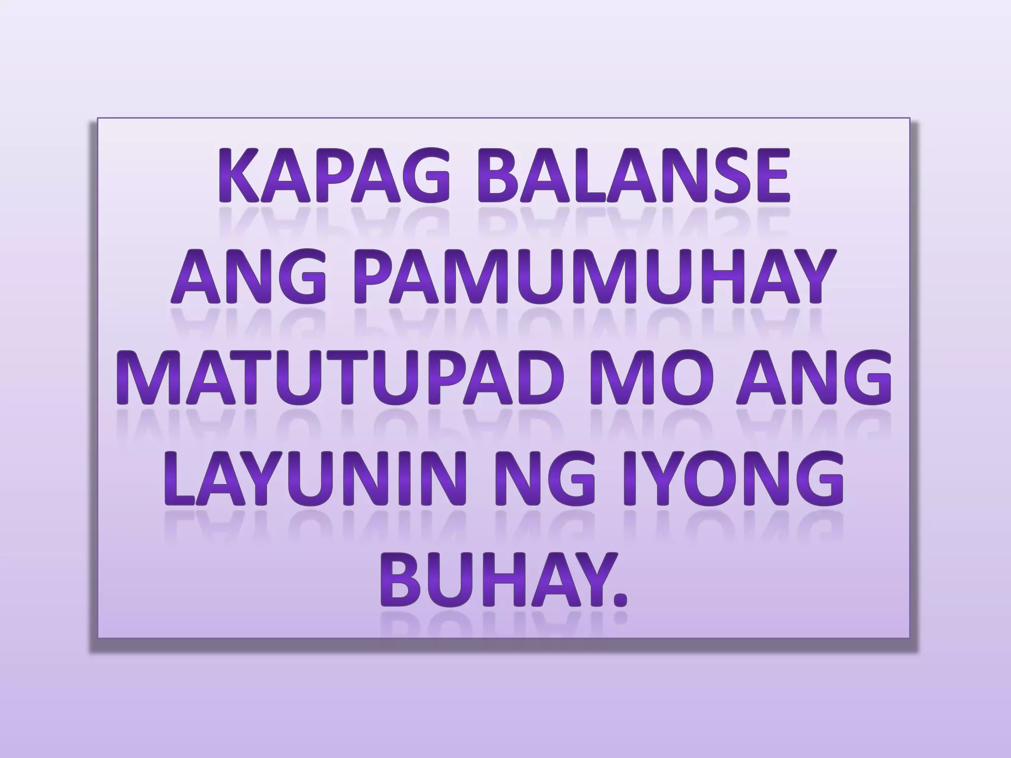 Lifelines Sermon 3 (Tagalog) | PPTX