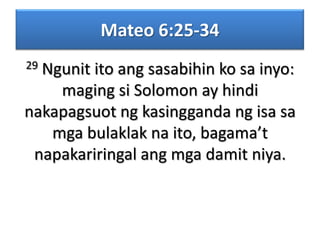 Lifelines Sermon 6 (Tagalog) | PPTX