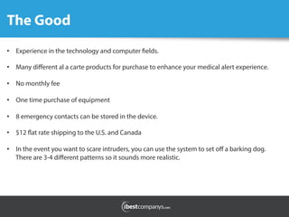 LifeLink Alert System Review | PDF