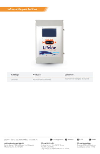 Lifeloc Sentinel | PDF