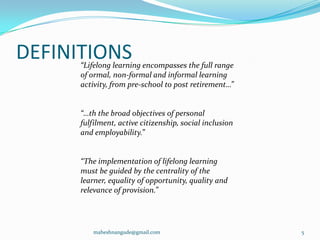 Life long learning | PPTX