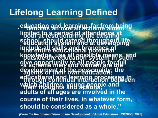Lifelong learning | PPT | Free Download