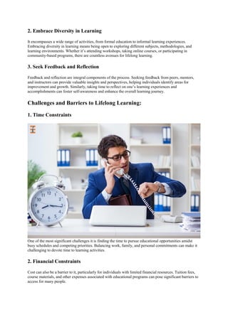 Lifelong Learning: The Key to Personal and Professional Growth | PDF