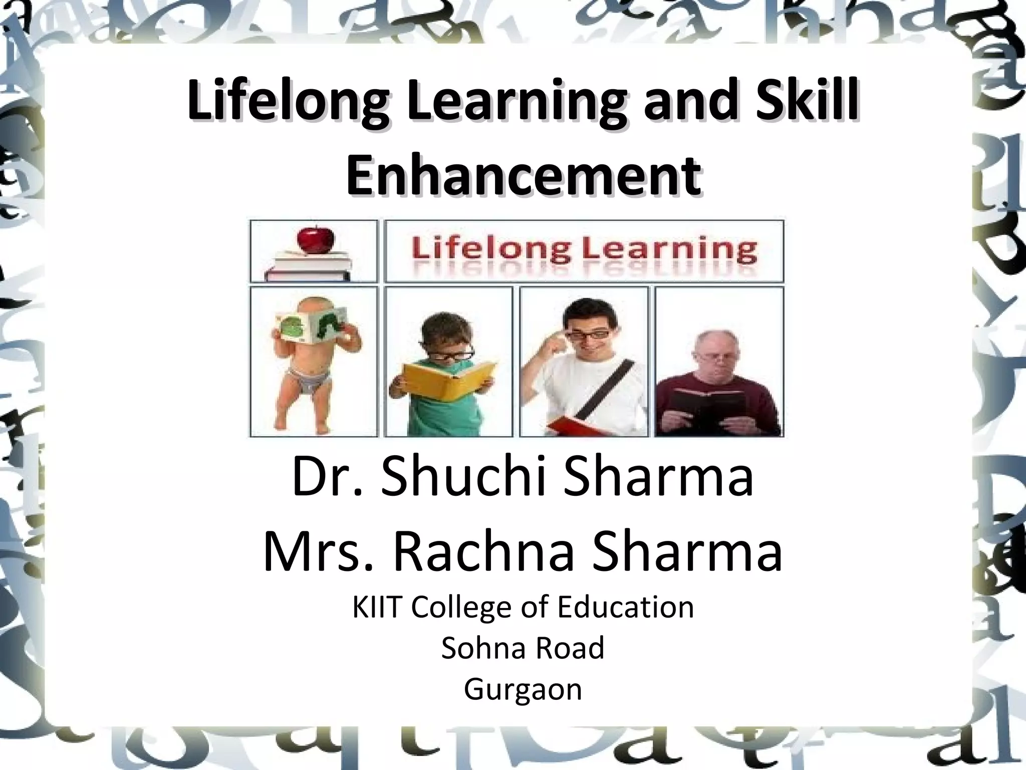Lifelong learning (1) | PPT