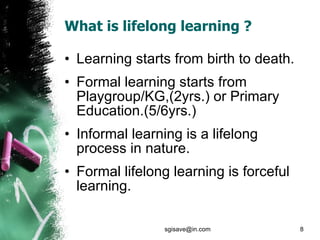 Lifelong learning and ICT | PPS
