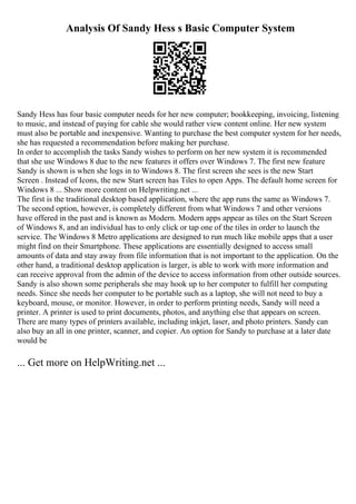 Lifelong Learning Essay | PDF | Computer Peripherals | Computing