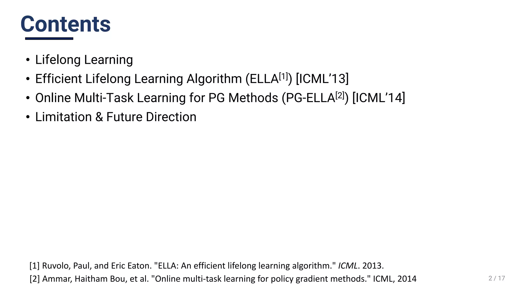 Lifelong learning for multi-task learning | PDF