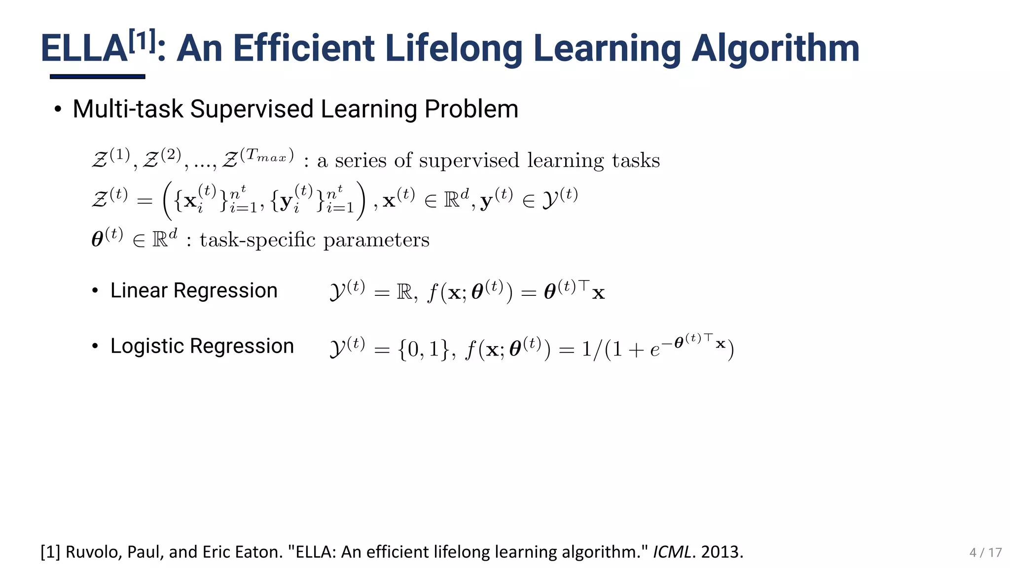 Lifelong learning for multi-task learning | PDF