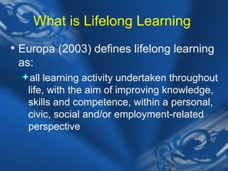 Lifelonglearning latest version | PPT