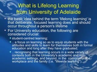 Lifelonglearning latest version | PPT