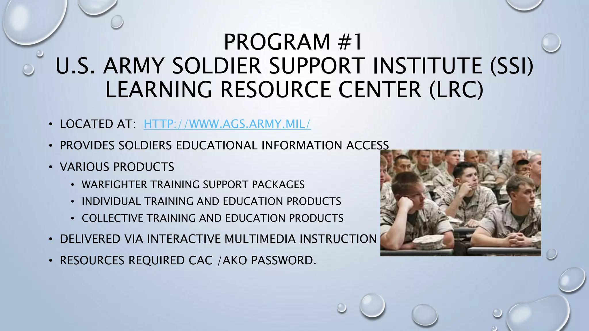 Lifelong learning programs | PPTX