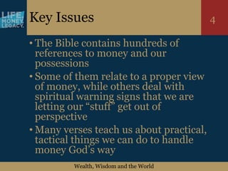 Life, Money, Legacy - Session 5 | PPTX