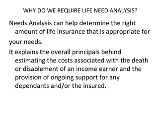 Life Need Analysis And Concept Of Human Life | PPT