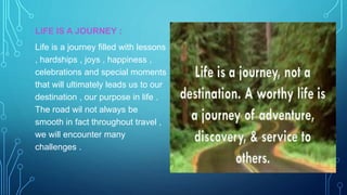 Life metaphor | PPTX