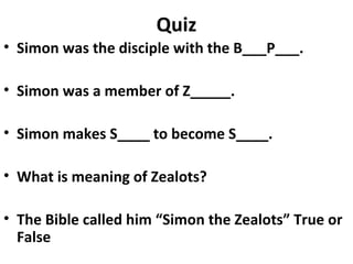 4/17/11 Bible Study Notes | PPT