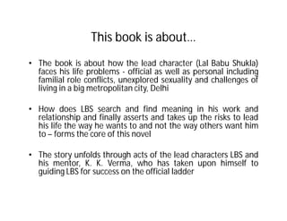 Life Of A Babu, The India Connection [Read Only] | PPT