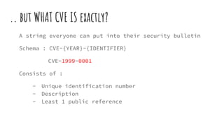 Life of a CVE | PDF