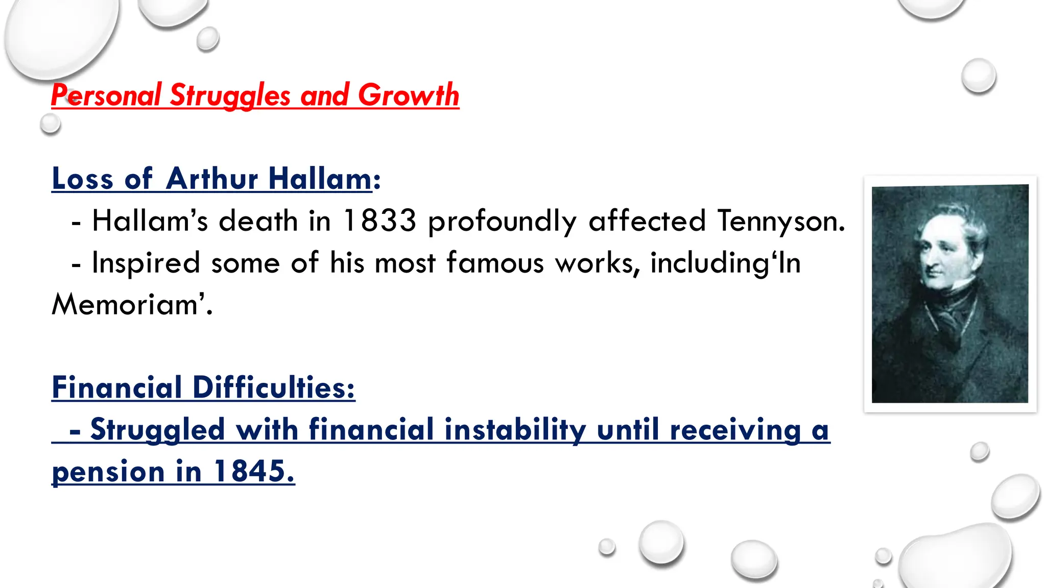 Life of Alfred Tennyson - Romantic poet | PPT