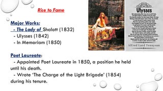 Life of Alfred Tennyson - Romantic poet | PPT