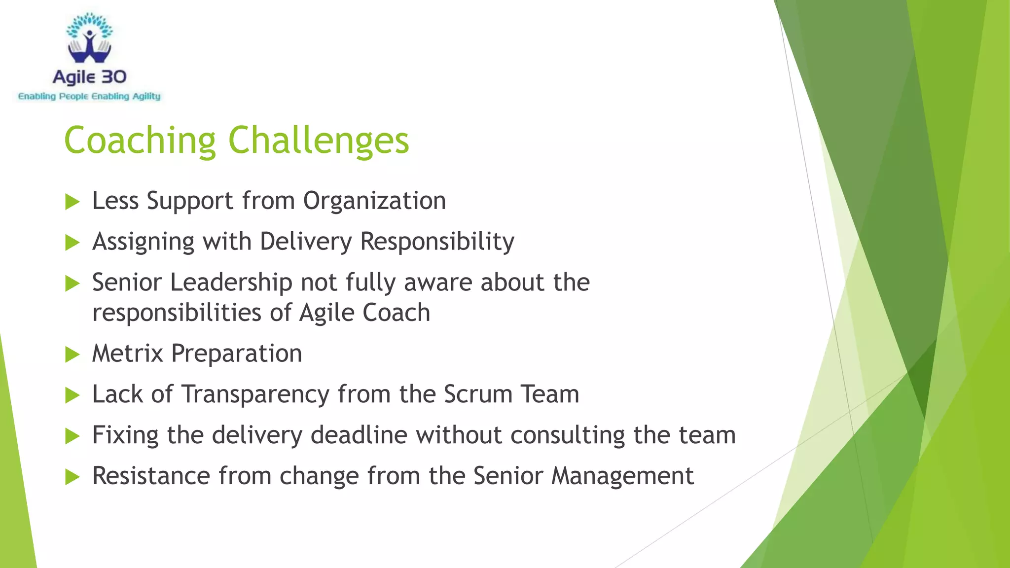 Life of an agile coach | PPT